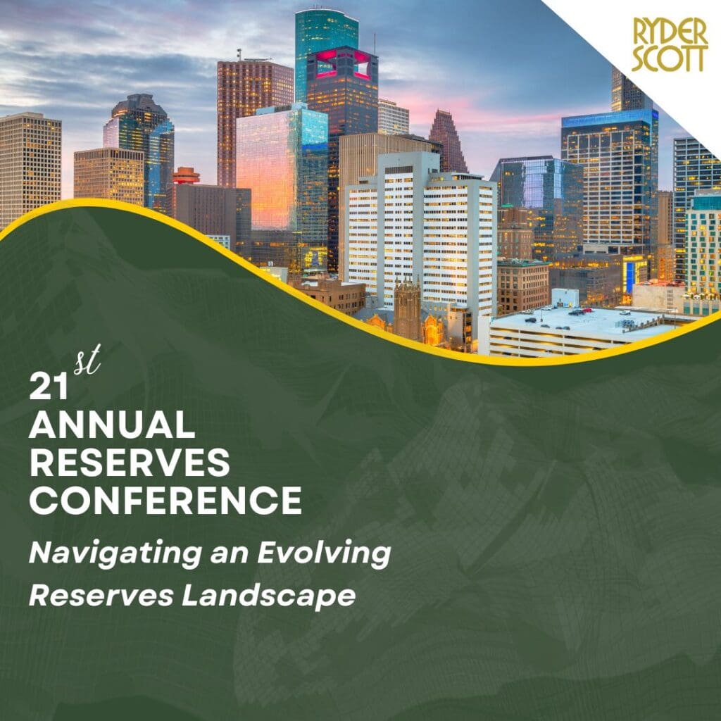 Latest News - 21st Annual Reserves Conference - Ryder Scott